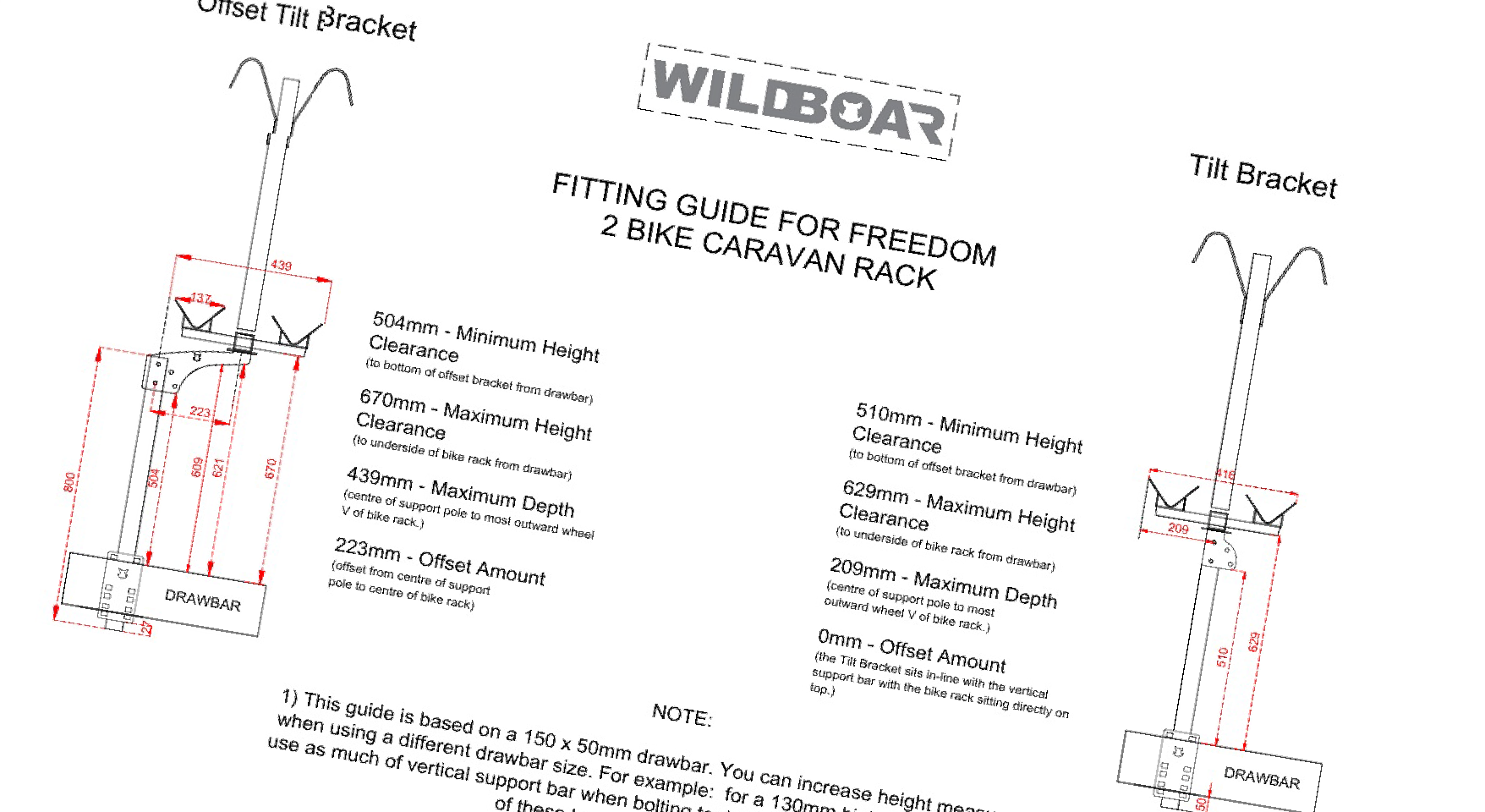 FITTING GUIDE – Wild Boar Bike Racks