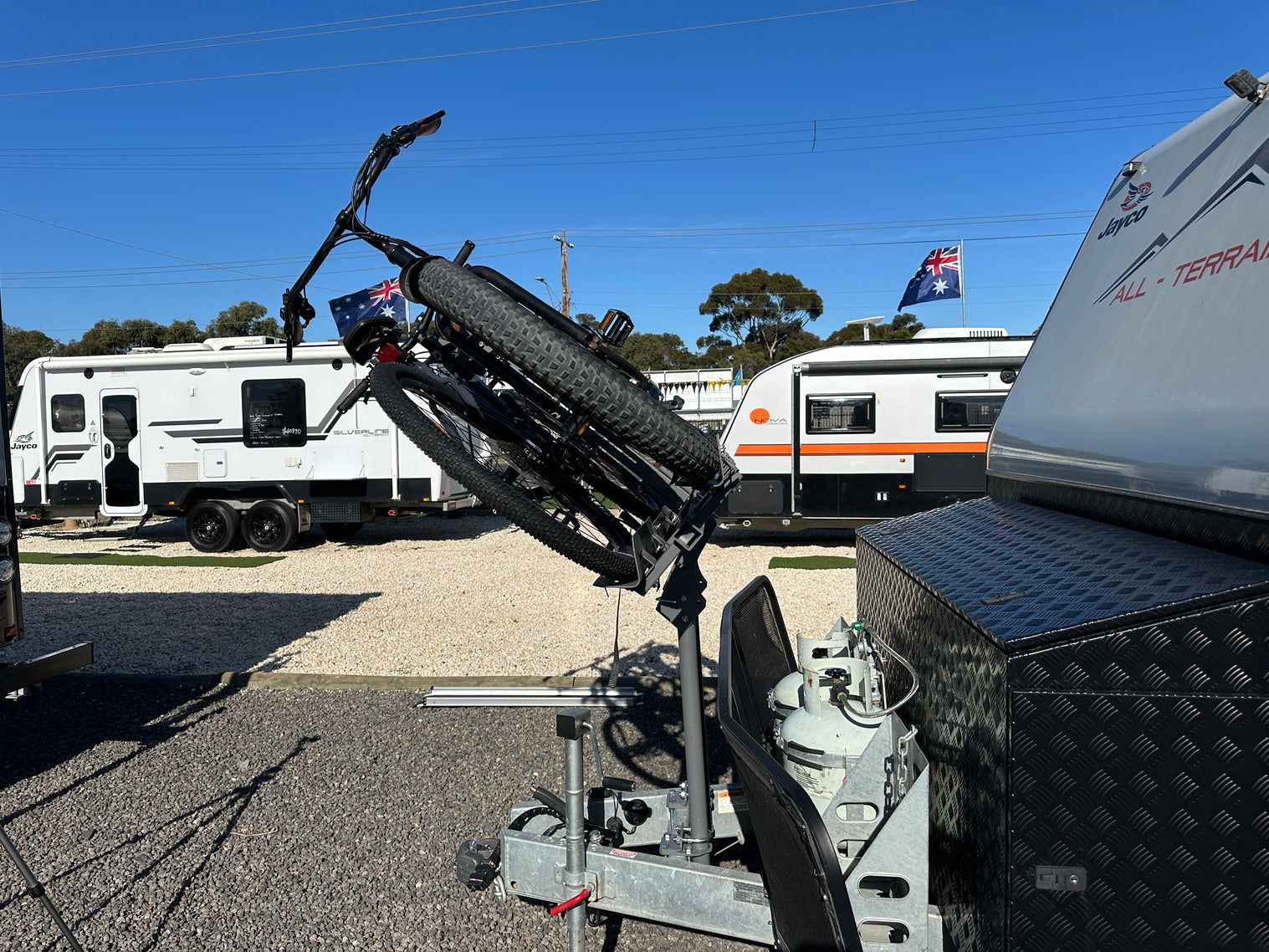 Freedom 2 Bike Caravan Rack - Drawbar Mount – Wild Boar Bike Racks